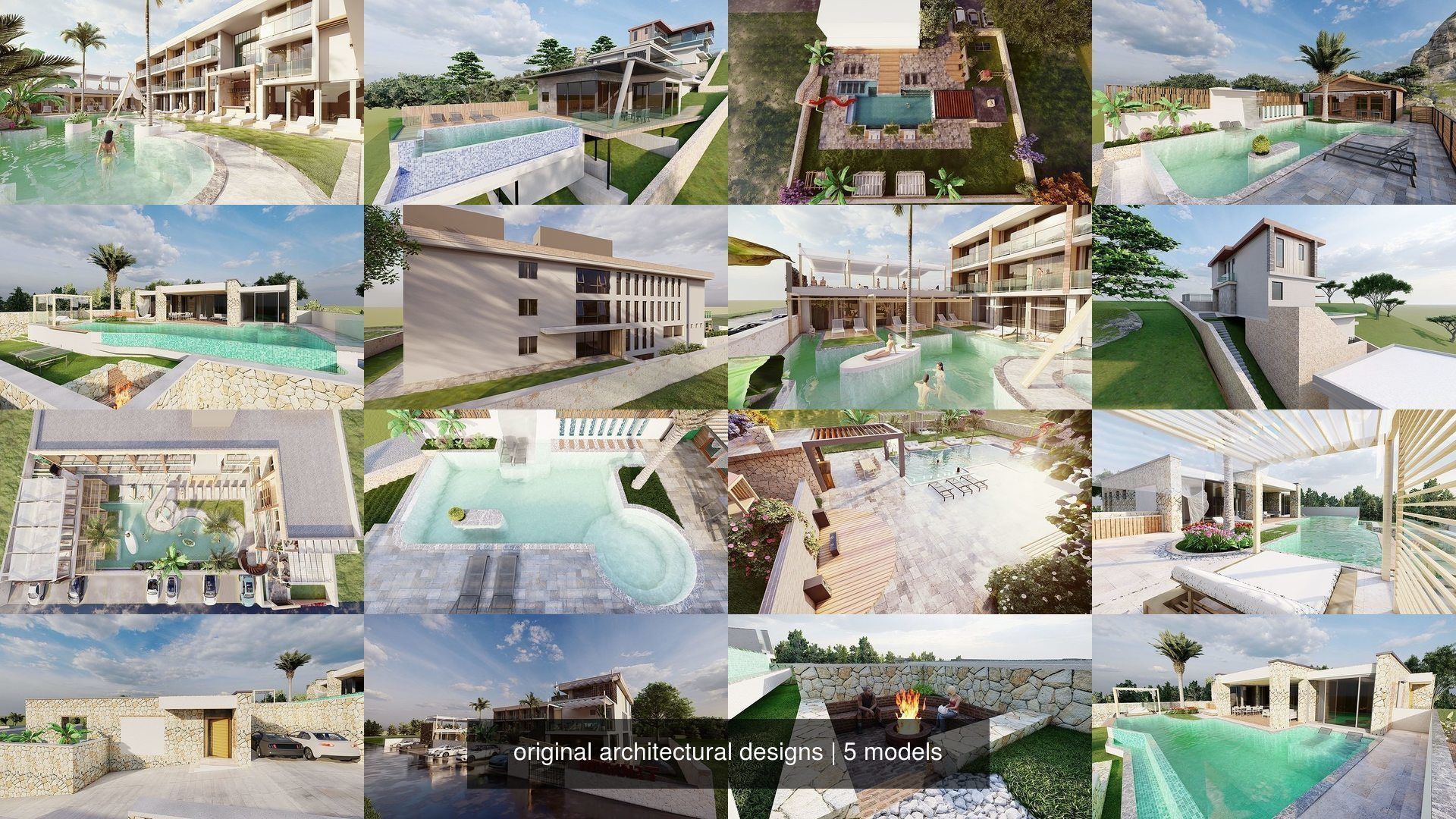 original architectural designs 3D Model Collection | CGTrader