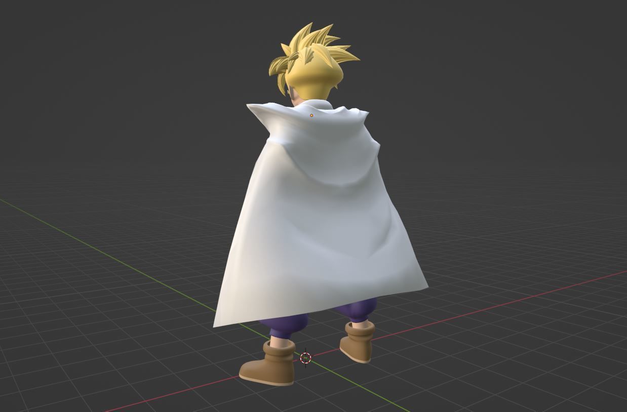 Son Gohan Super Saiyan - Dragonball Z 3D model rigged | CGTrader