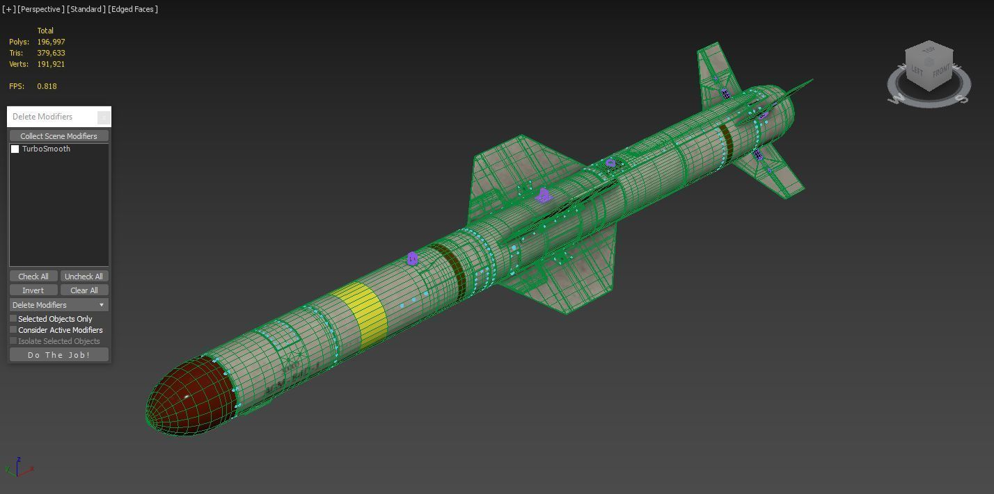 AGM 84 Harpoon Missile 3D model | CGTrader