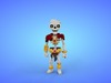3D model Voxel Skeleton Warrior 5 - 3D Fantasy Character Game Asset VR ...