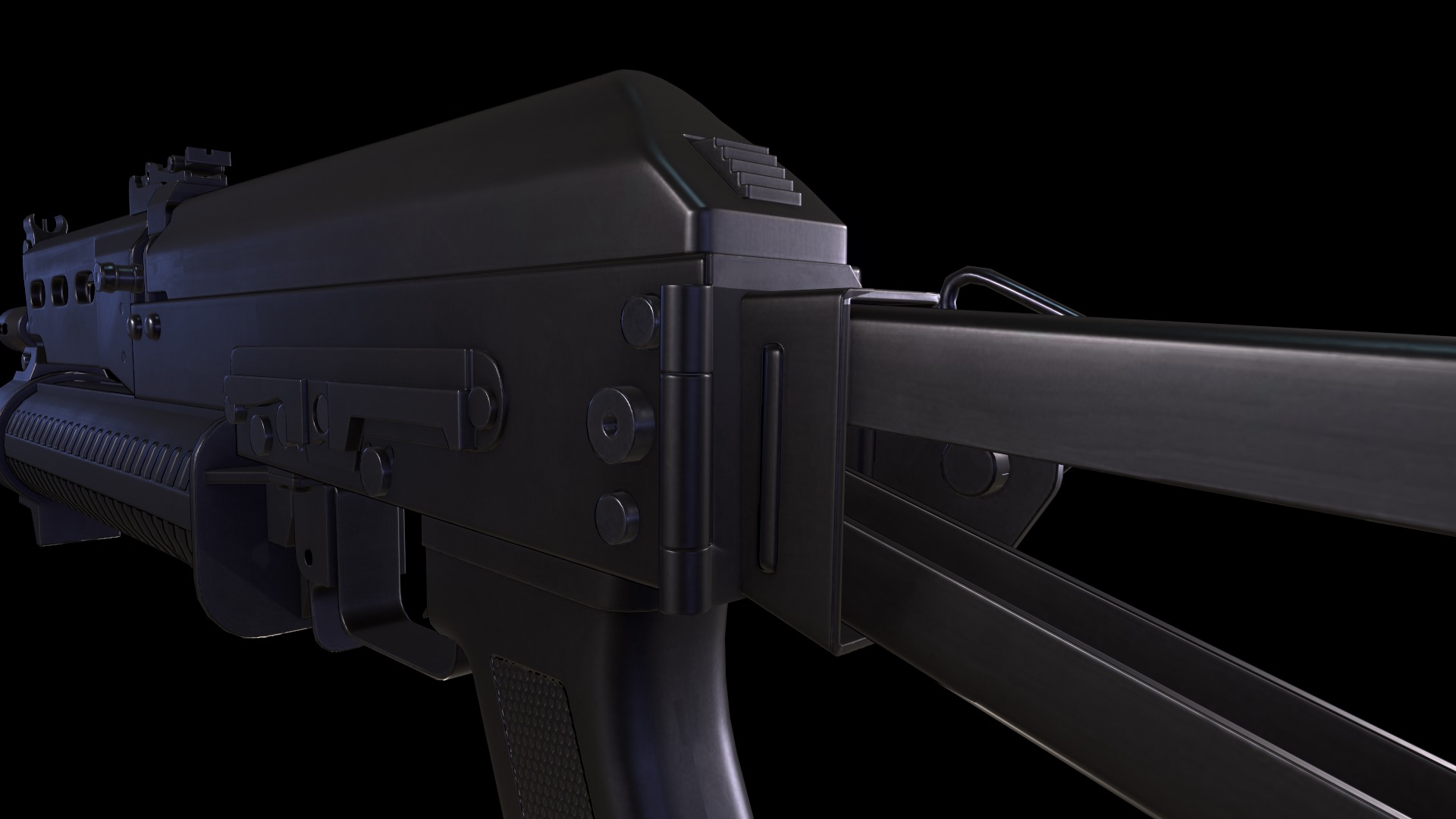 3D model PP-Bizon Submachine Gun VR / AR / low-poly | CGTrader