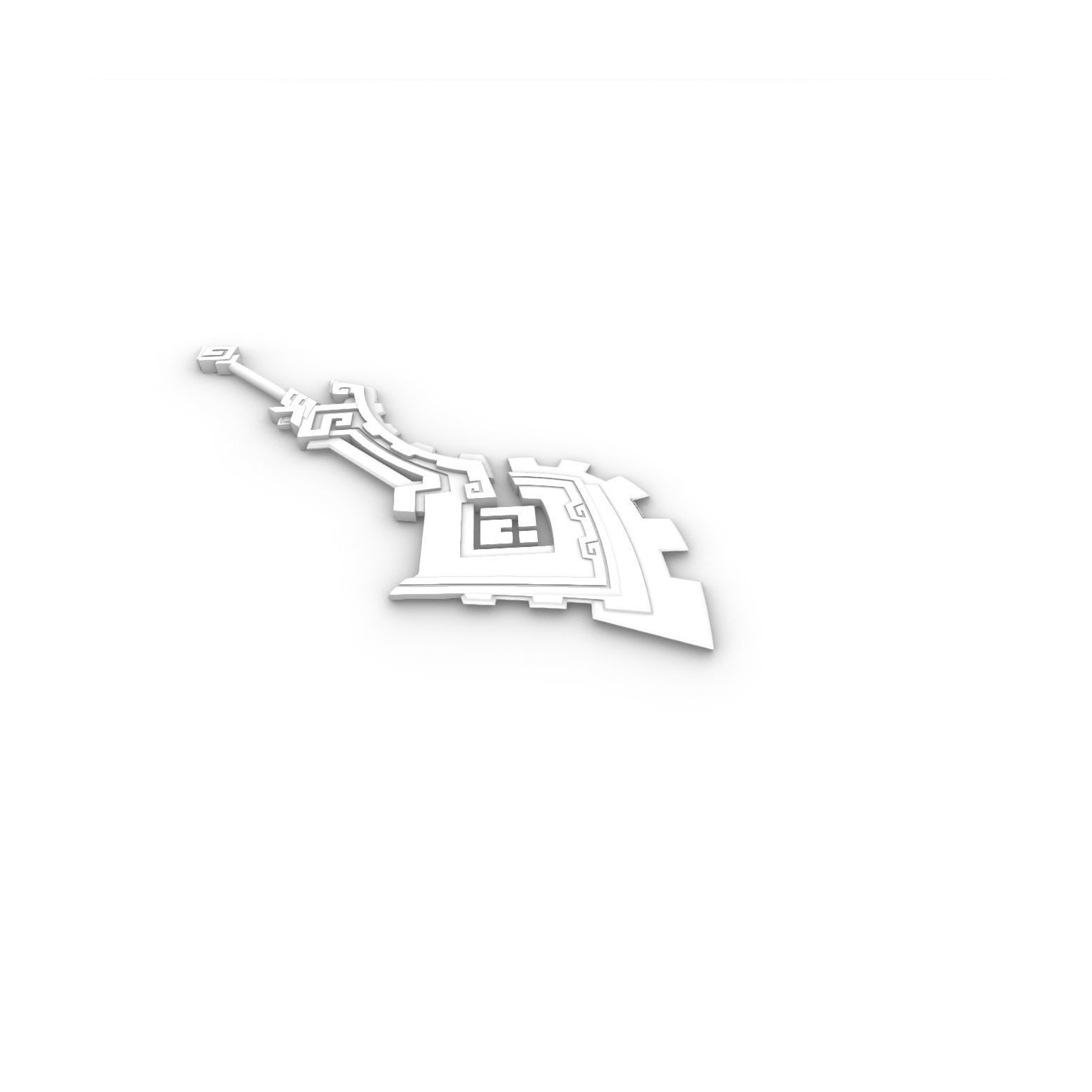 Genshin Impact Kinich Claimore Fang of the mountain king 3D model 3D ...