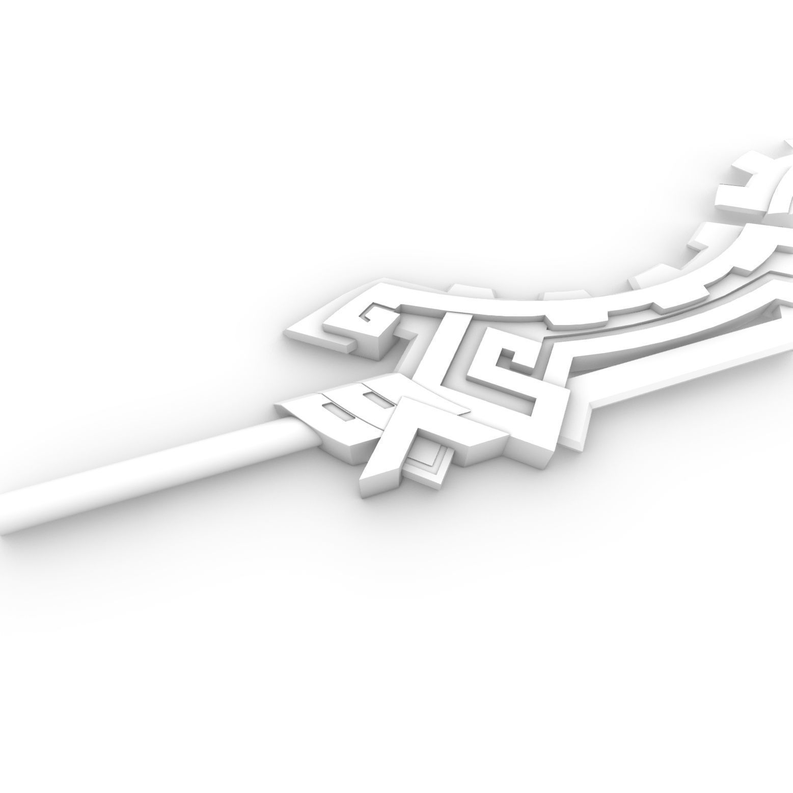 Genshin Impact Kinich Claimore Fang of the mountain king 3D model 3D ...