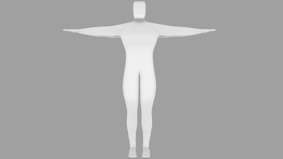 Human mannequin free 3D model rigged | CGTrader
