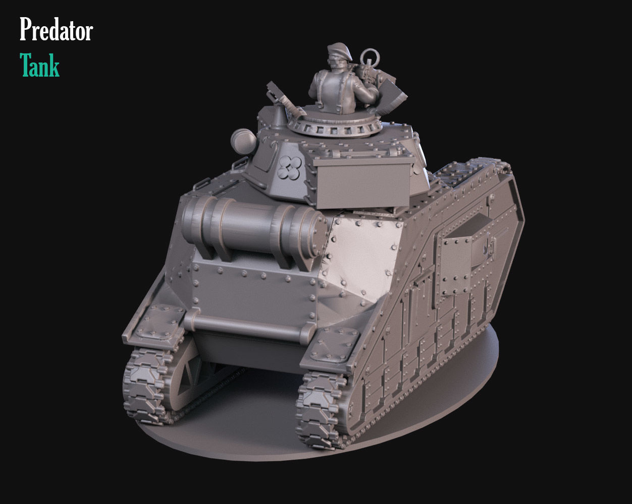 Predator Tank 3D model 3D printable | CGTrader