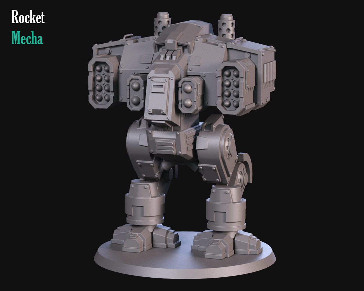 Heavy rocket Mecha 3D model 3D printable | CGTrader