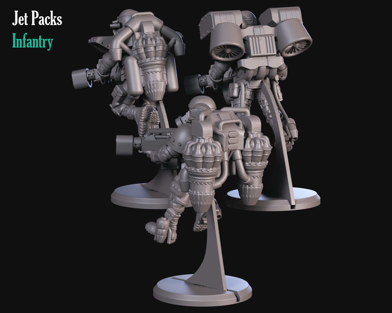 Jet Packs 3D model 3D printable | CGTrader