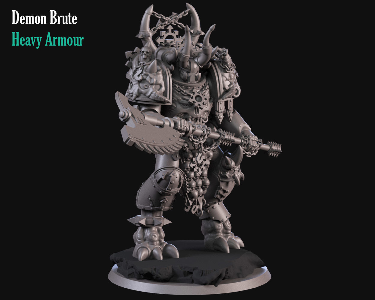 Demon Brute 3D model 3D printable | CGTrader