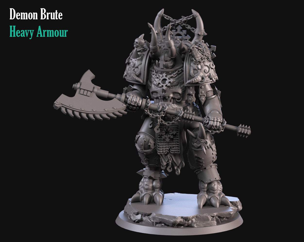 Demon Brute 3D model 3D printable | CGTrader