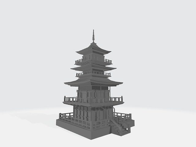 Japanese 3D model | CGTrader