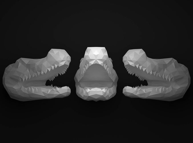 Crocodile head 3D model 3D printable | CGTrader