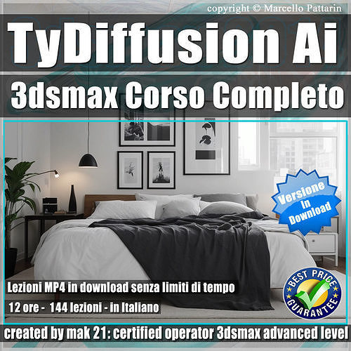 TyDiffusion Ai in 3ds max Corso Completo 3D model | CGTrader