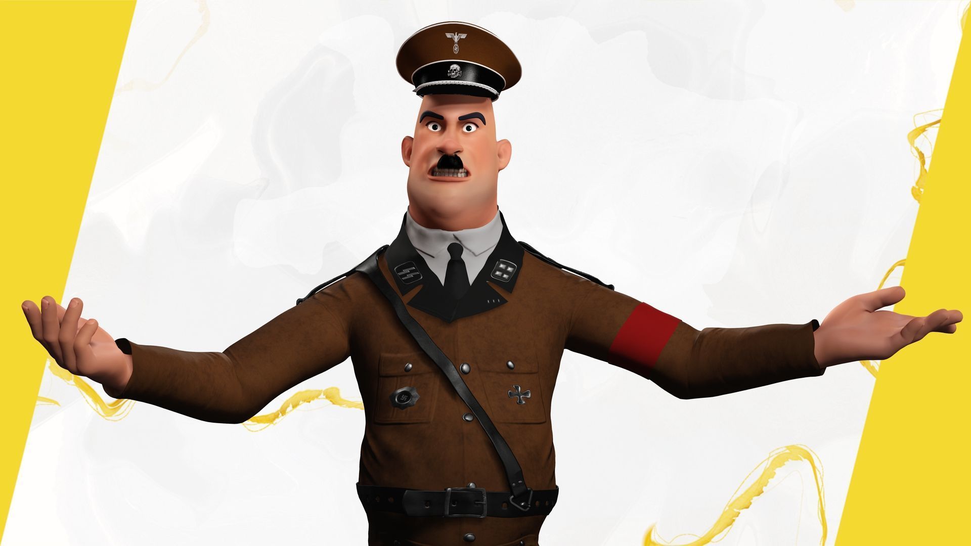 3D model Adolf Hitler Cartoon 3d VR / AR / low-poly | CGTrader