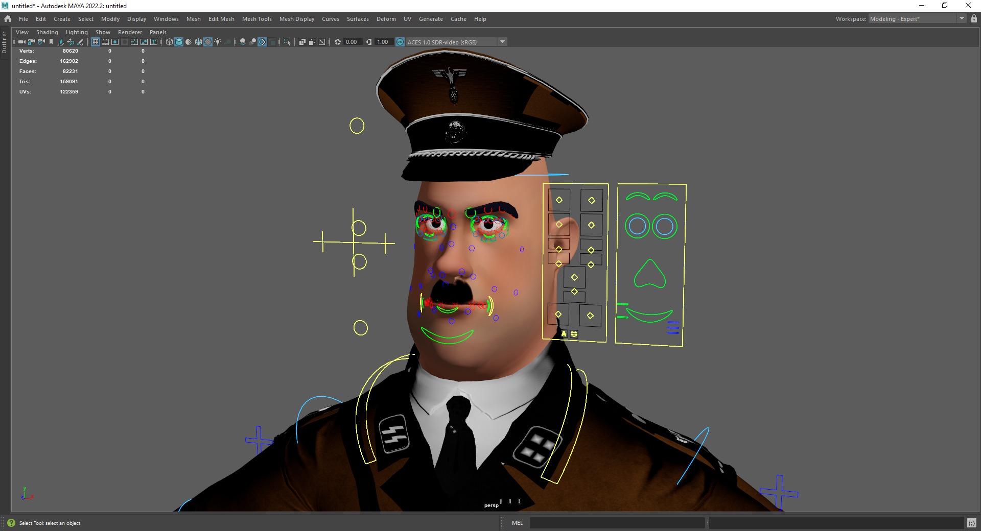 3D model Adolf Hitler Cartoon 3d VR / AR / low-poly | CGTrader