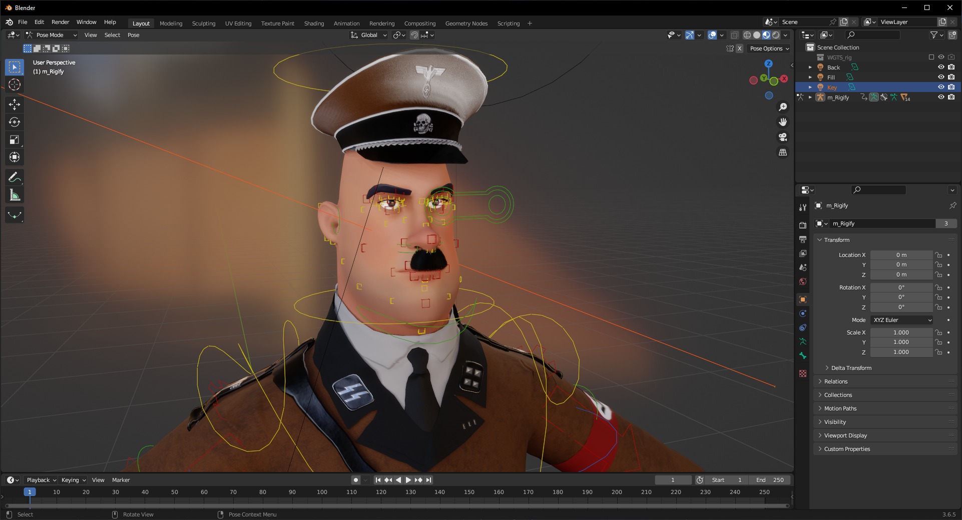 3D model Adolf Hitler Cartoon 3d VR / AR / low-poly | CGTrader
