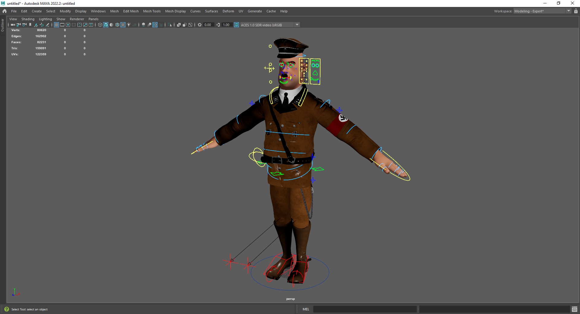3D model Adolf Hitler Cartoon 3d VR / AR / low-poly | CGTrader