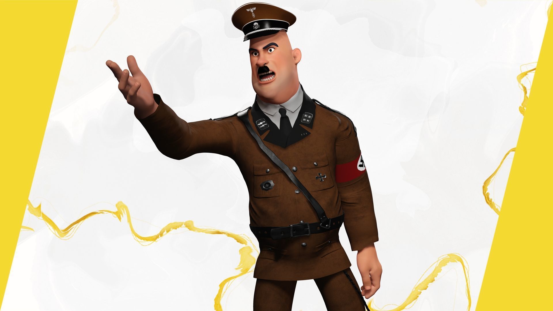 3D model Adolf Hitler Cartoon 3d VR / AR / low-poly | CGTrader