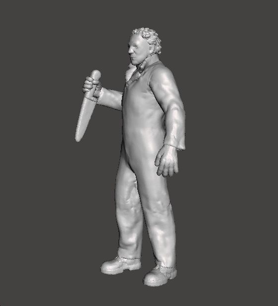 MICHAEL MYERS MINIATURE MODEL FOR HORROR FANTASY GAMES RPG DND 3D model ...