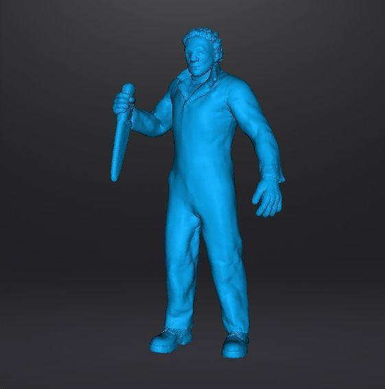 MICHAEL MYERS MINIATURE MODEL FOR HORROR FANTASY GAMES RPG DND 3D model ...