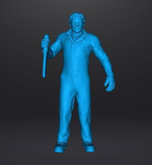 MICHAEL MYERS MINIATURE MODEL FOR HORROR FANTASY GAMES RPG DND 3D model ...