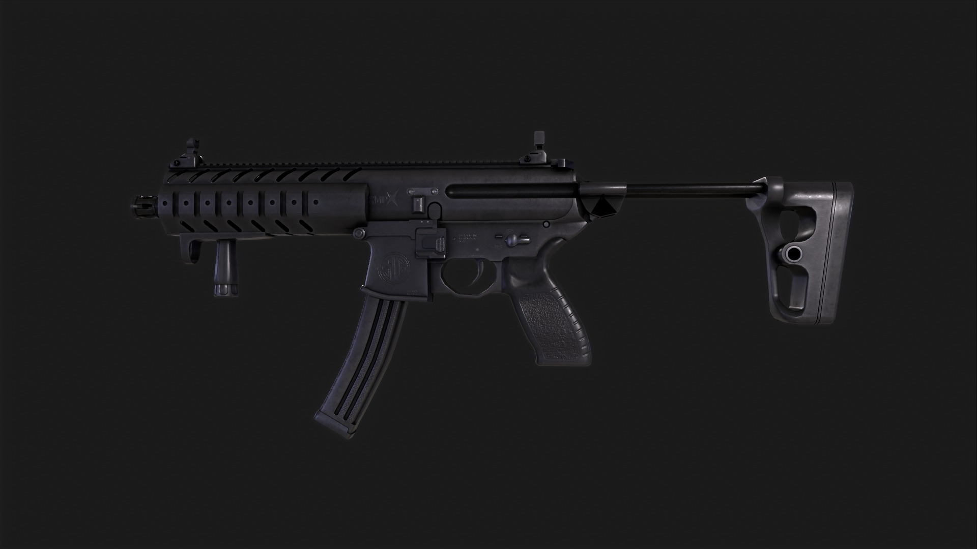 3D model SIG MPX Submachine Gun VR / AR / low-poly | CGTrader