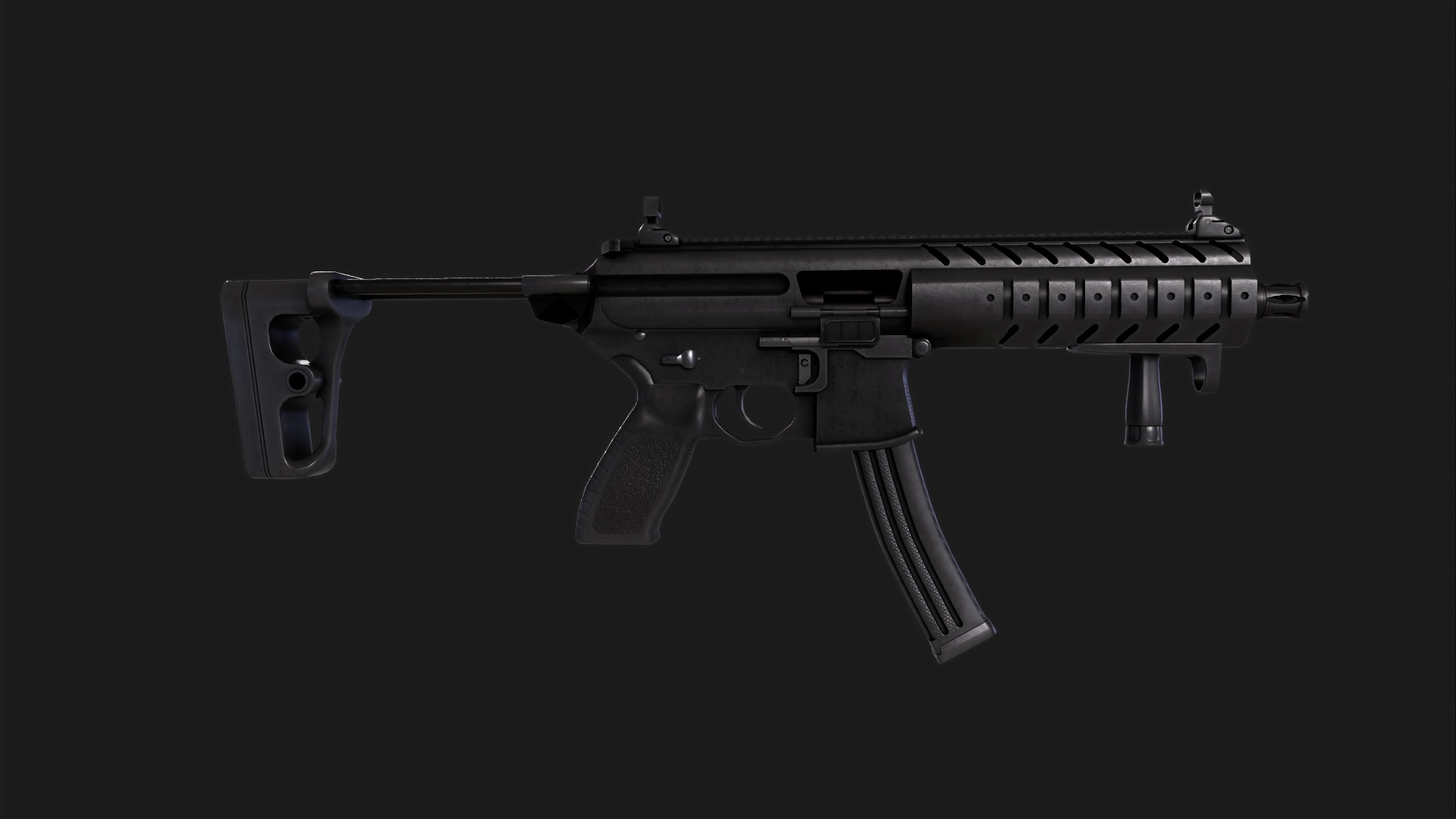 3D model SIG MPX Submachine Gun VR / AR / low-poly | CGTrader