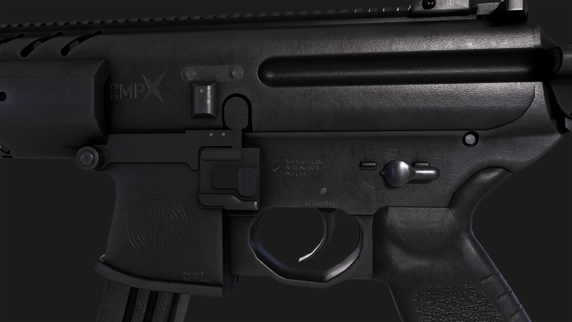 3D model SIG MPX Submachine Gun VR / AR / low-poly | CGTrader