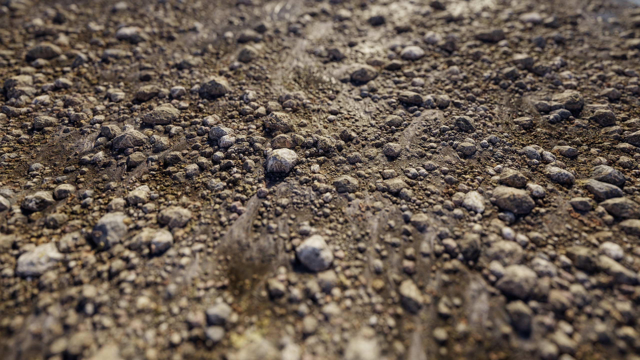 Rocky River Bed Tileable PBR Material Texture | CGTrader