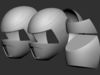 Combo of 5 Power Ranger In Space Helmet 3D Model Collection 3D ...