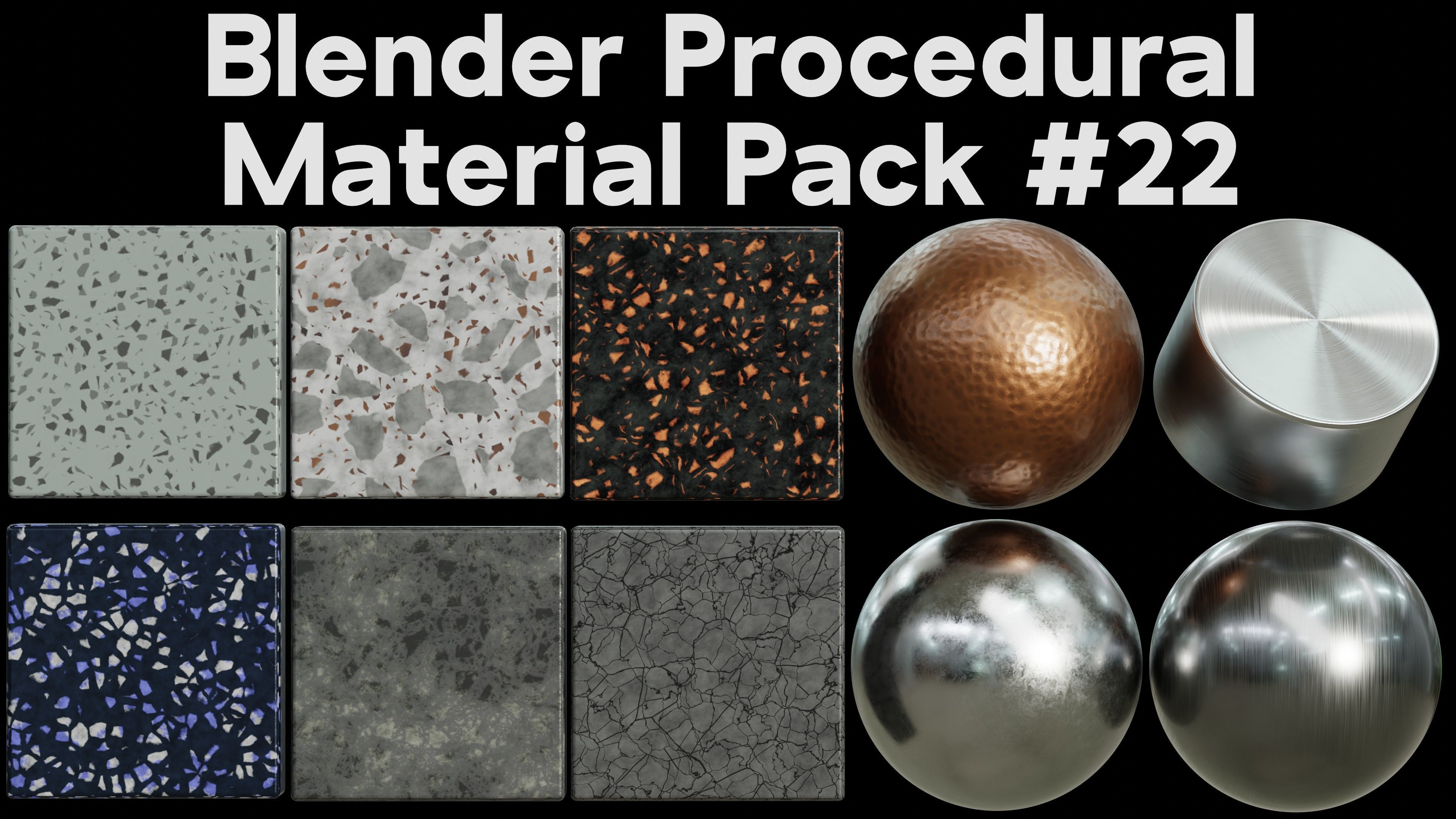 Blender Procedural Material Pack 22 Texture | CGTrader