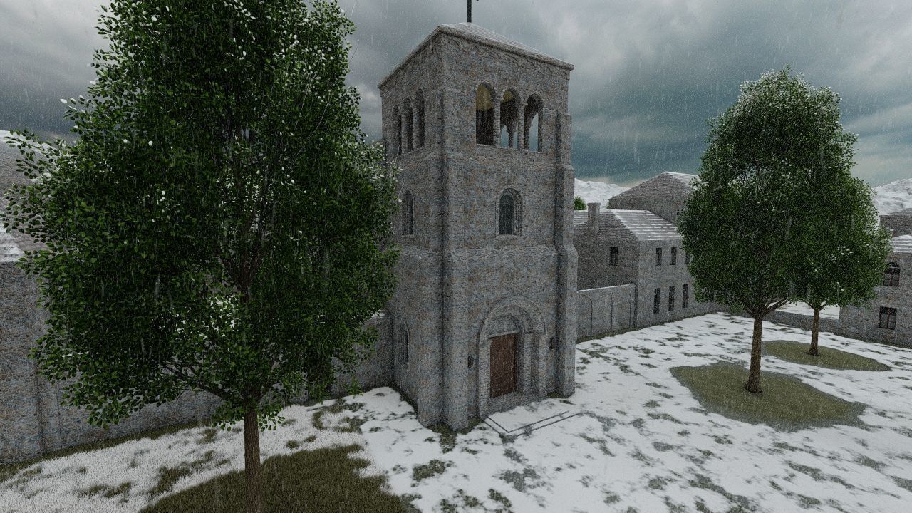 Historical church-Ancient church-Temple 3D model rigged | CGTrader
