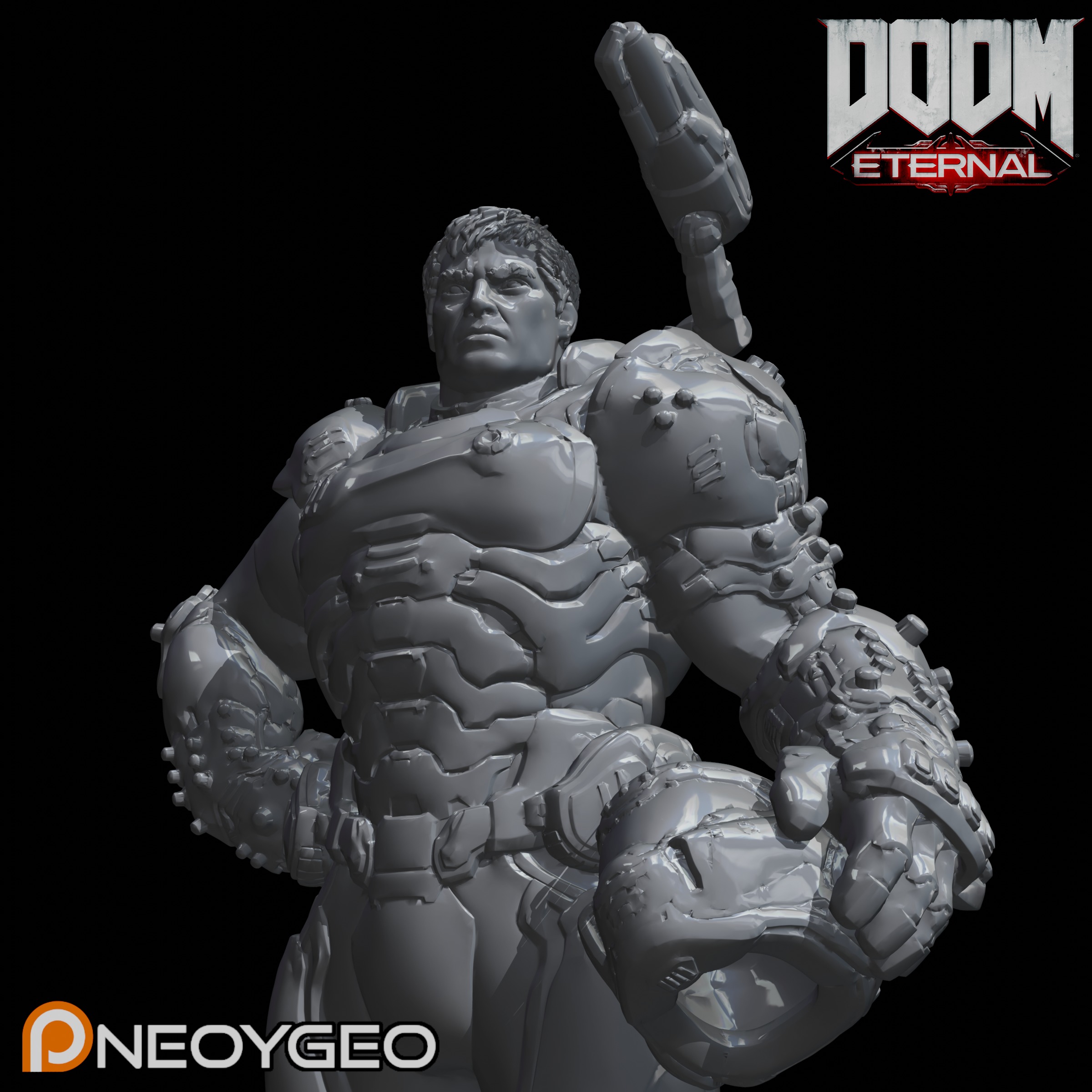 DOOM SLAYER GUY - DOOM ETERNAL free 3D model 3D printable | CGTrader