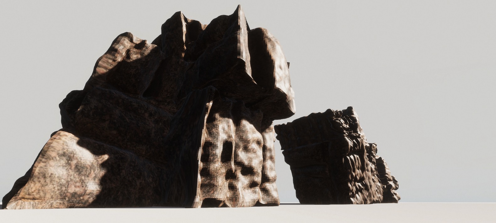 High-Quality Detailed and realistic Rock Formation 3D Model Pack free ...