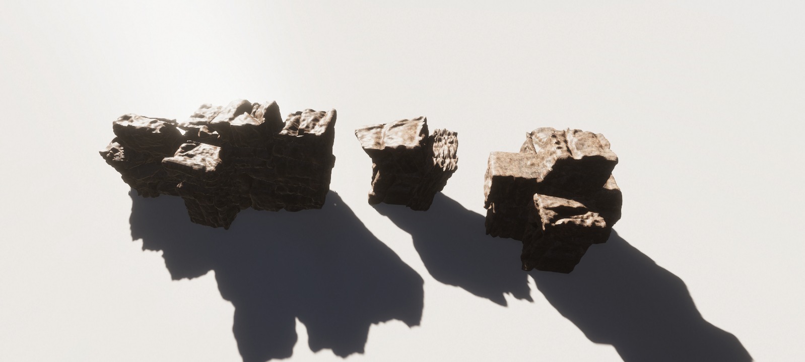 High-Quality Detailed and realistic Rock Formation 3D Model Pack free ...