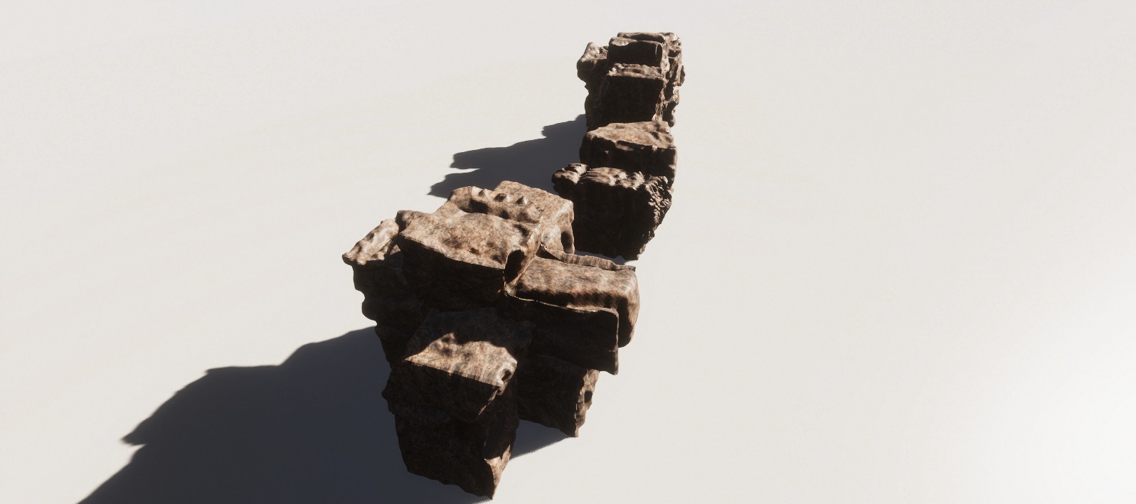 High-Quality Detailed and realistic Rock Formation 3D Model Pack free ...
