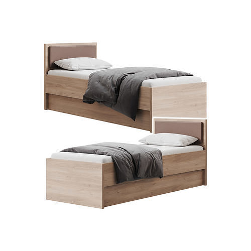 Sandras bed 3D model | CGTrader