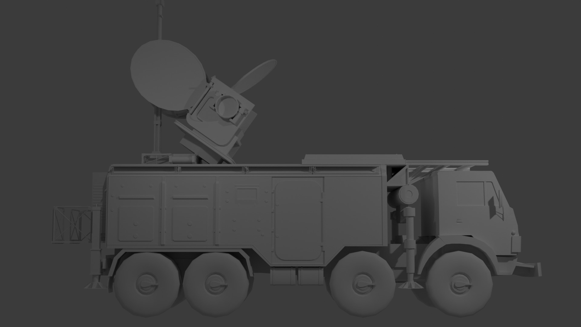 3D model Krasnuha-4 Anty Drone EWS VR / AR / low-poly | CGTrader