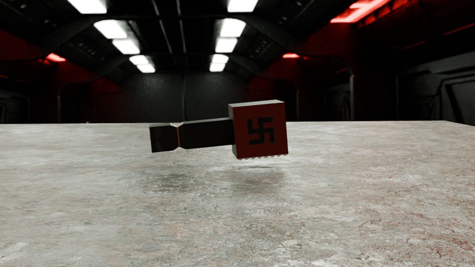 Nazi German Hammer WW2 free VR / AR / low-poly 3D model animated | CGTrader