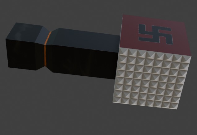 Nazi German Hammer WW2 free VR / AR / low-poly 3D model animated | CGTrader