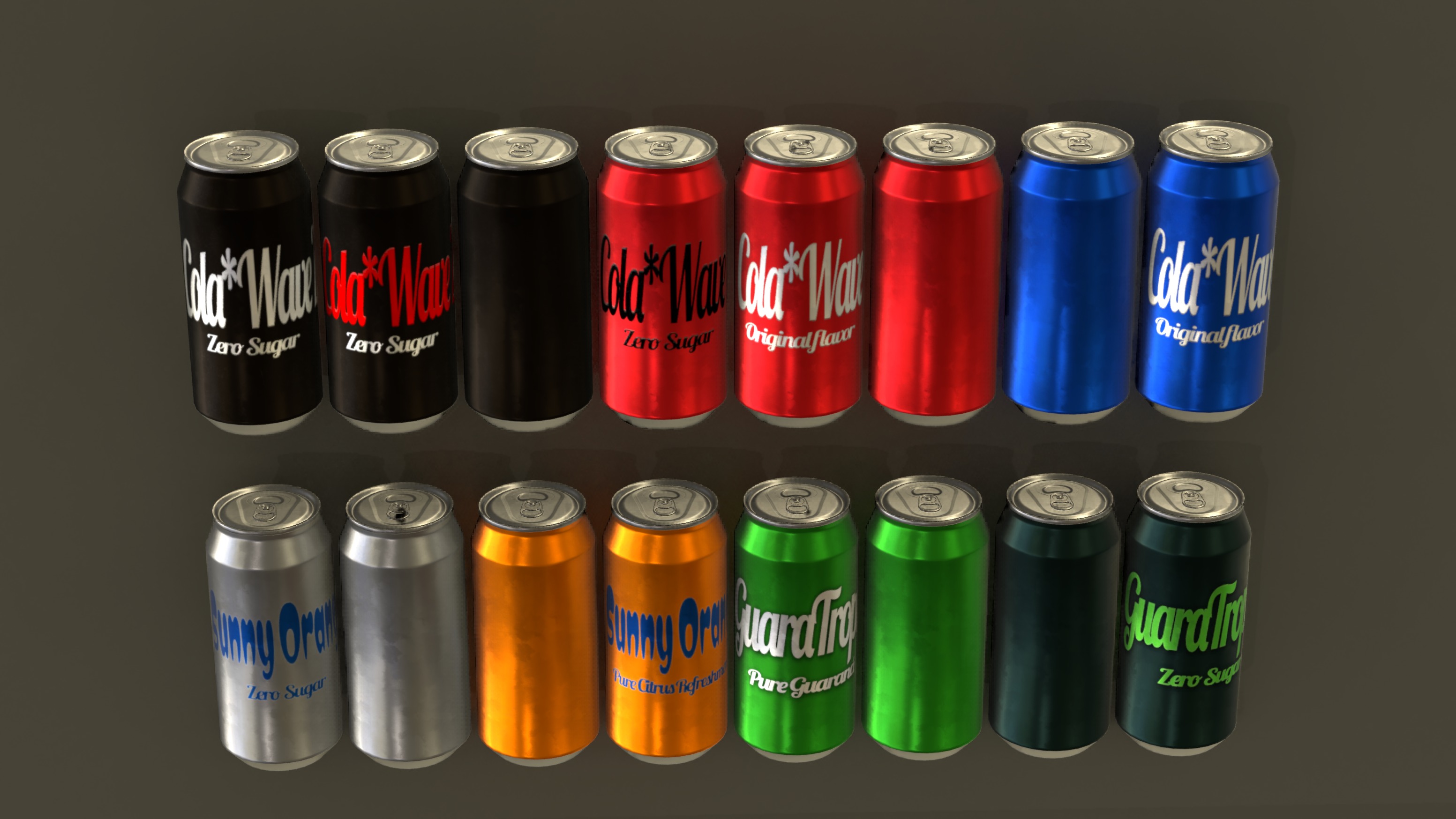 3D model Realistic Soda Cans VR / AR / low-poly | CGTrader