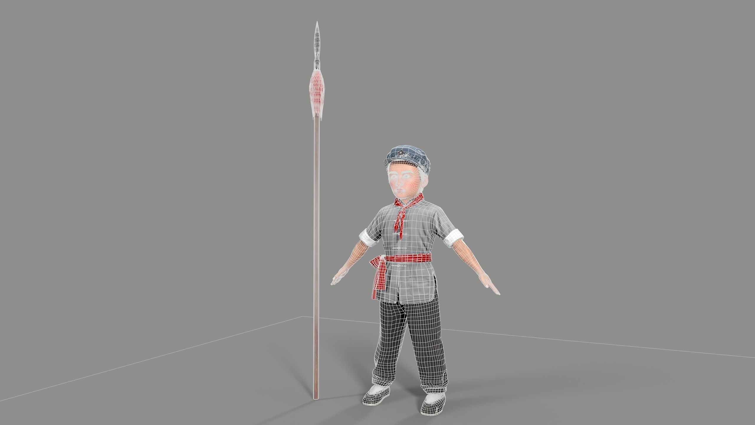 3D model boy scouts VR / AR / low-poly rigged animated | CGTrader