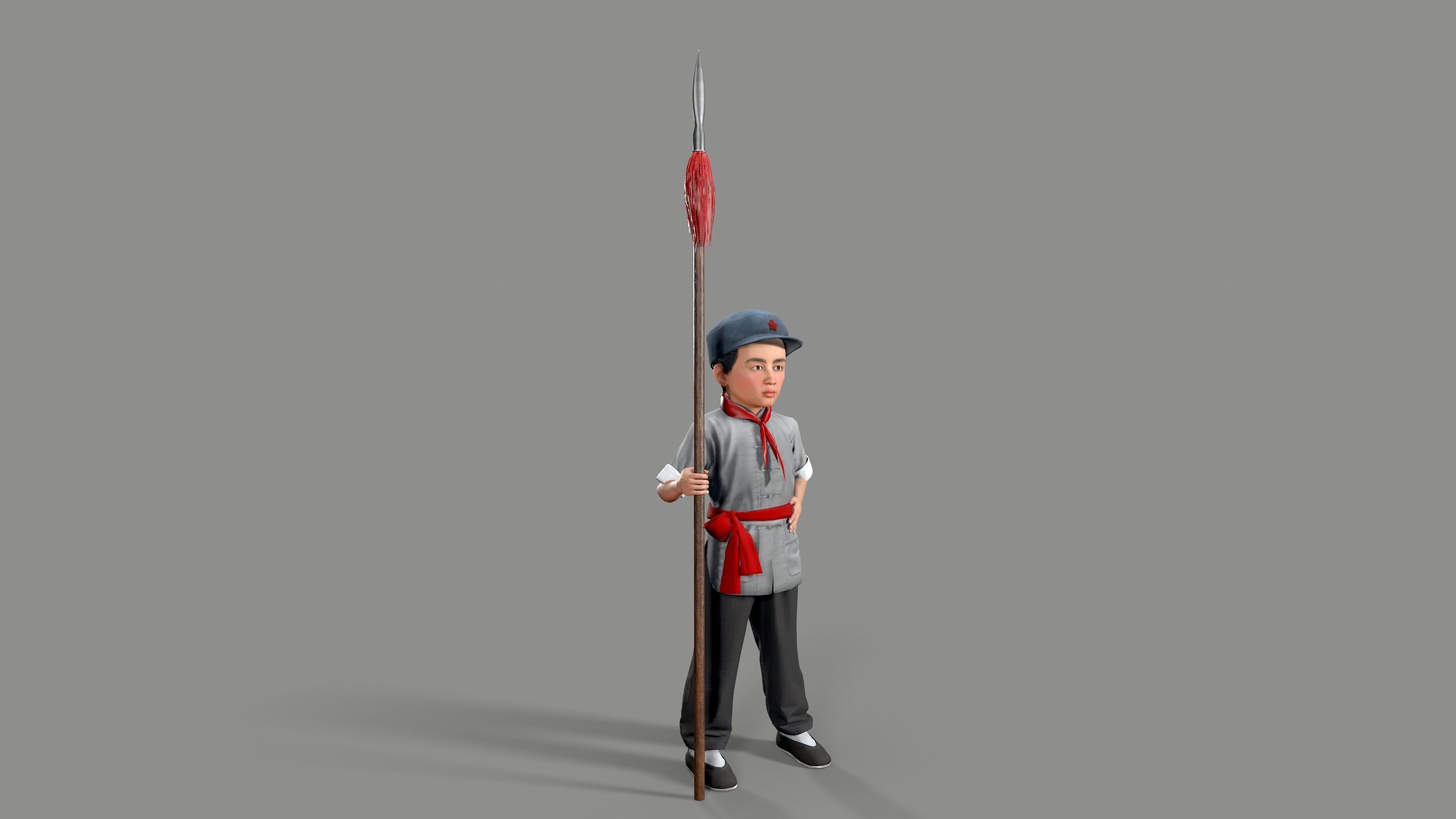 3D model boy scouts VR / AR / low-poly rigged animated | CGTrader
