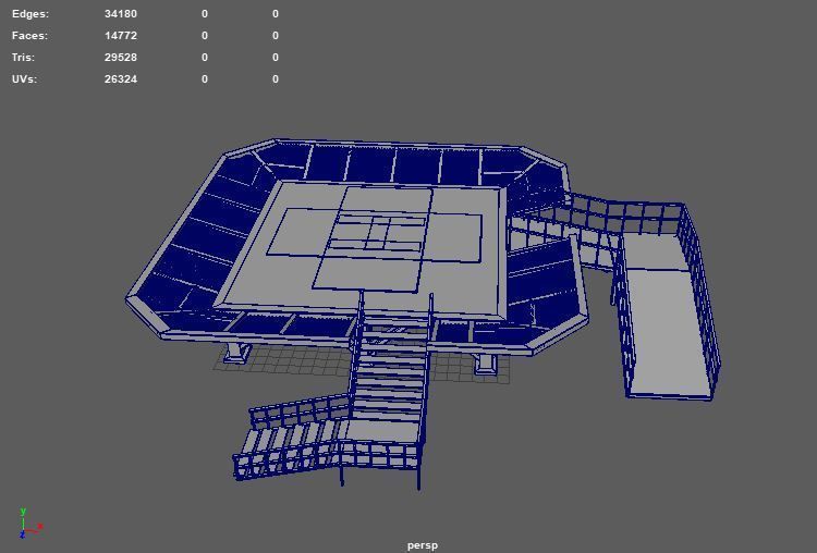 Rooftop Helipad 3D model animated | CGTrader