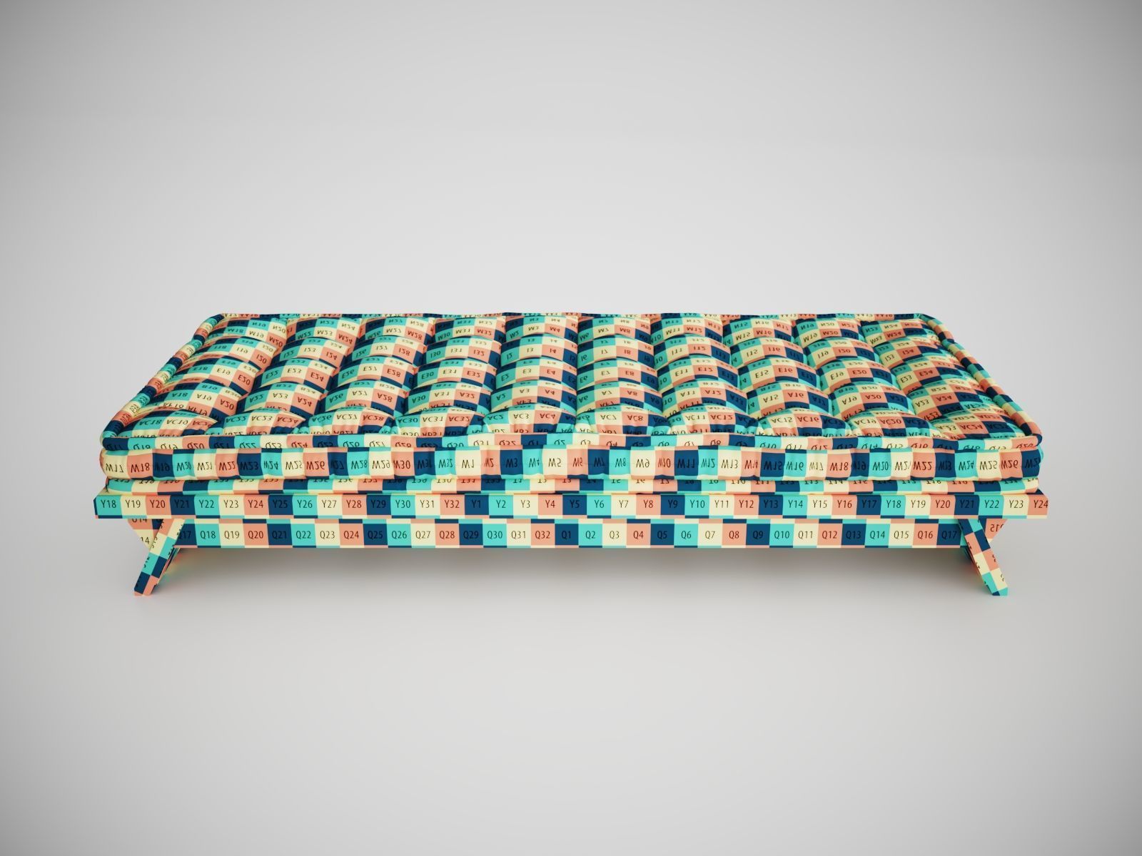 Espalda Daybed by RW Guild 3D model | CGTrader