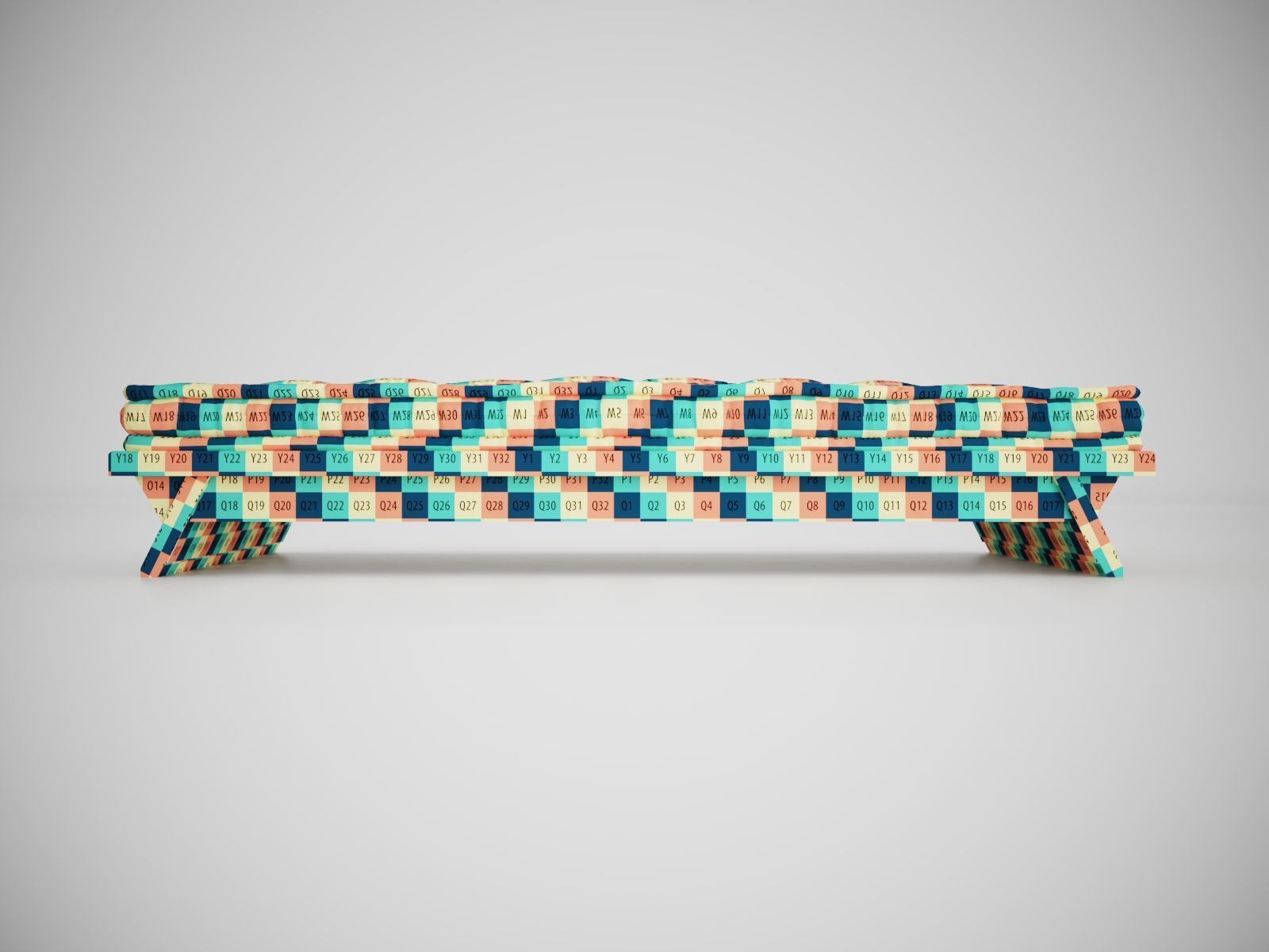 Espalda Daybed by RW Guild 3D model | CGTrader