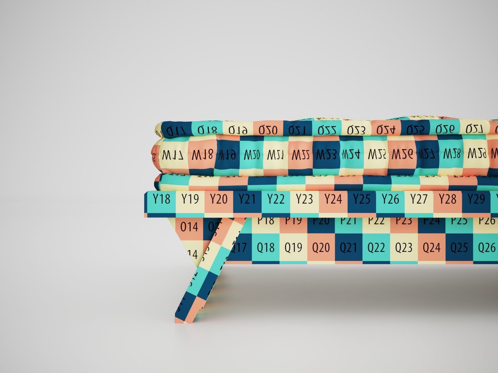 Espalda Daybed by RW Guild 3D model | CGTrader