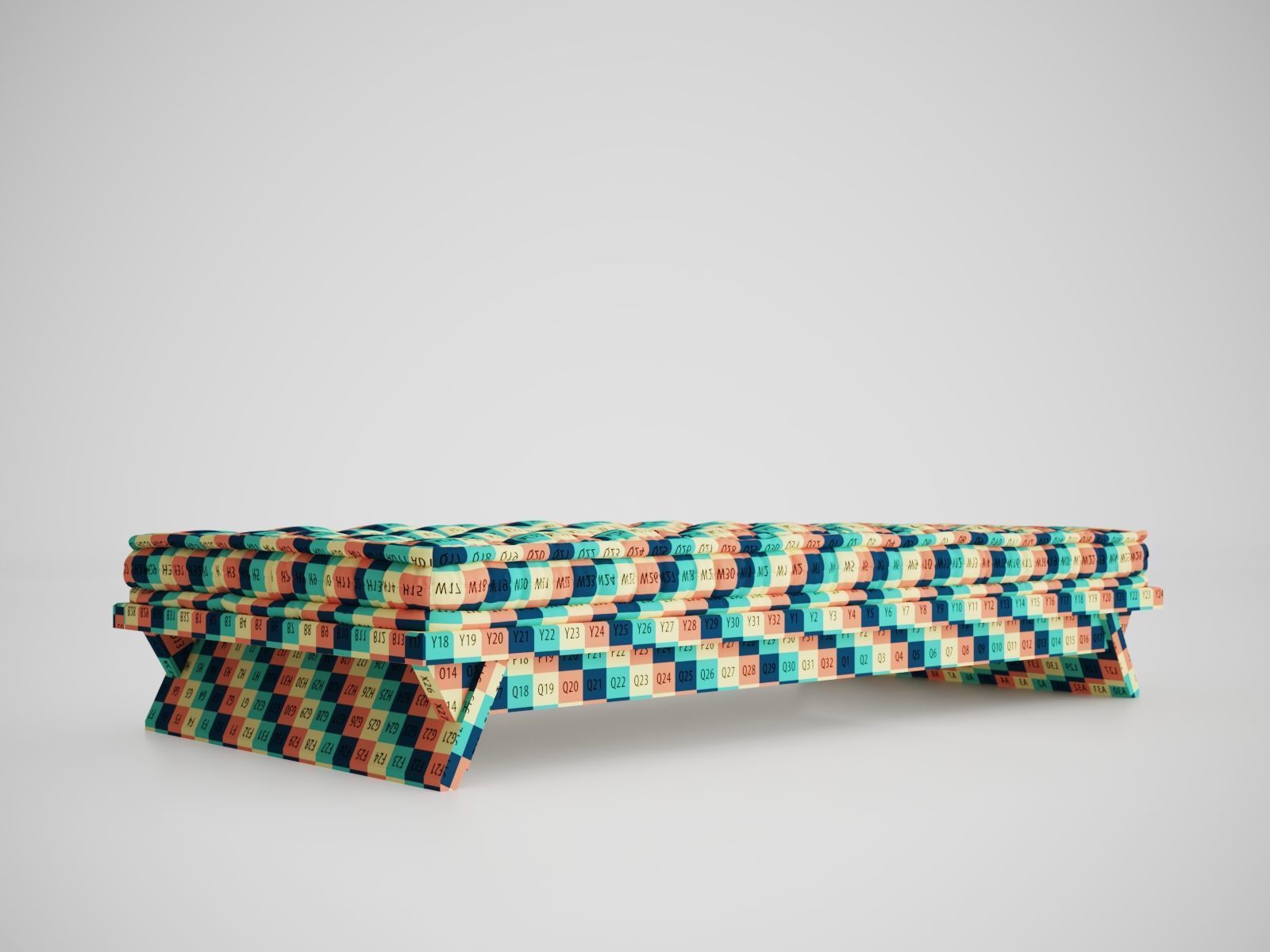 Espalda Daybed by RW Guild 3D model | CGTrader