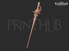 Genshin Impact Absolution weapon for cosplay 3D model 3D printable ...