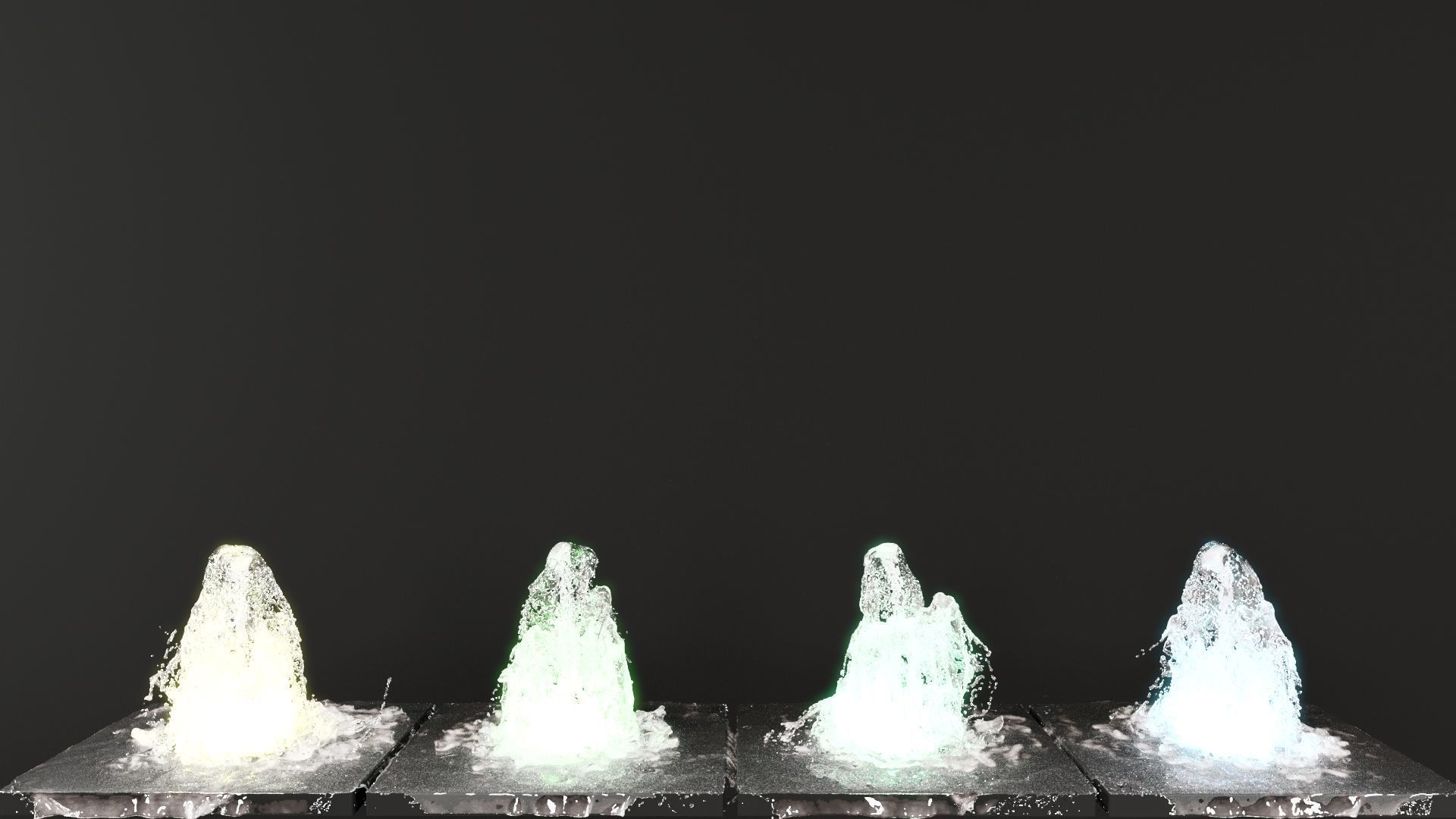 Dynamic Fountain LOOP Animation Pack 3D model animated | CGTrader