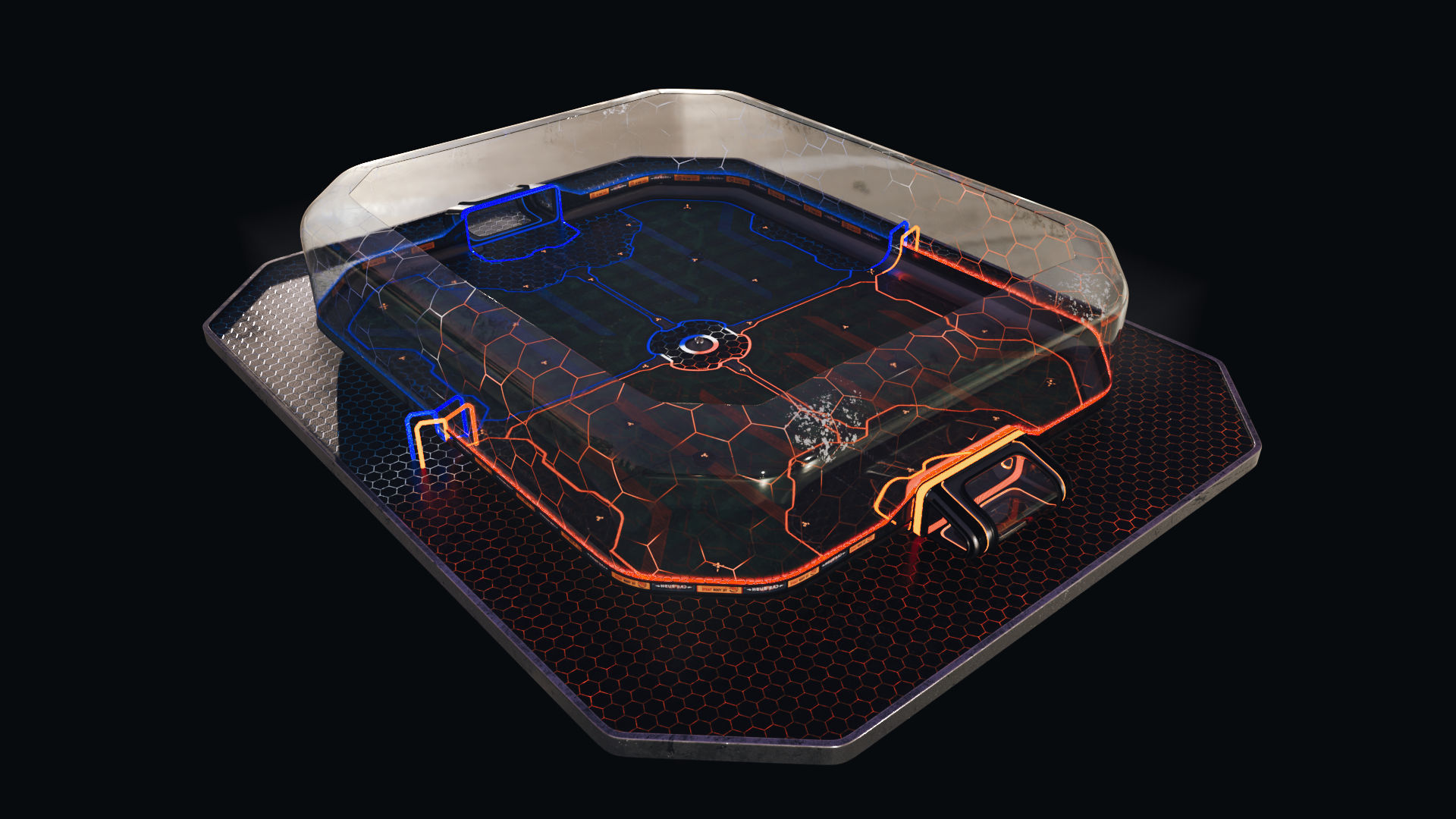 Rocket League DFH Stadium - PBR Realistic 3D model | CGTrader